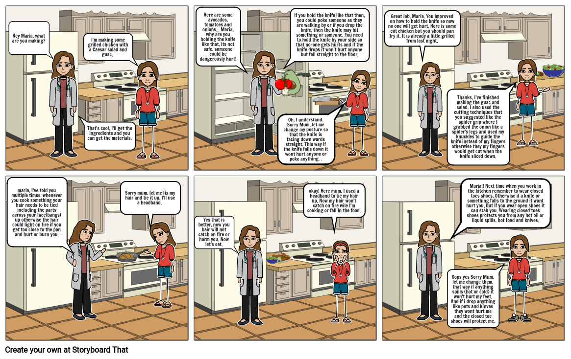 Kitchen Safety Rules Storyboard By Perl 13 Kitchen Safety Rules Storyboard By Perl 13