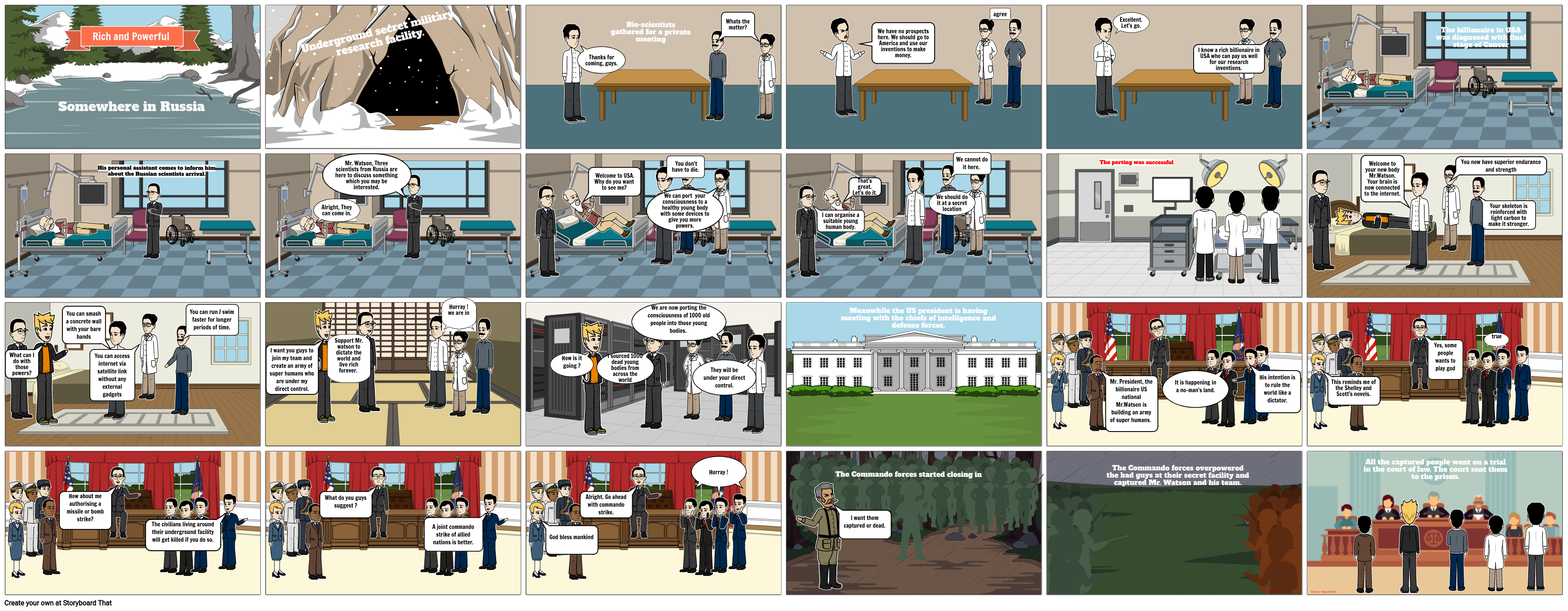 Rich and powerful Storyboard by philr