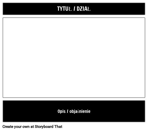 Blank 16x9 Tytuł Opis Storyboard por pl-examples