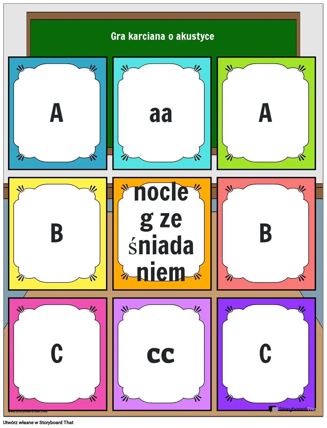 Gra Karciana Phonics do Druku Siužetinės Linijos iki pl-examples