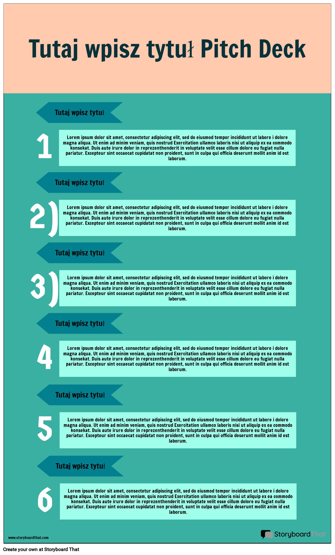 Pitch Deck Info-3 Storyboard par pl-examples