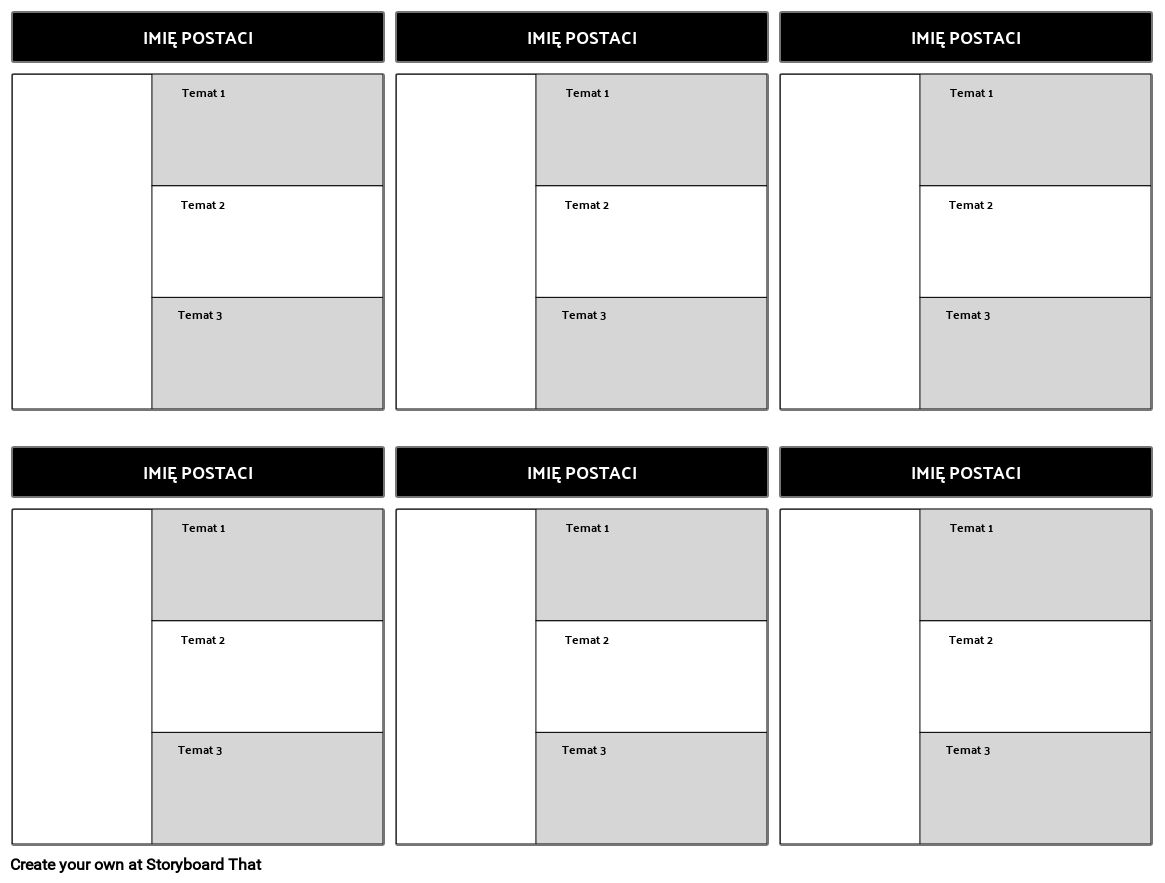 Pusta Mapa Znaków Storyboard by pl-examples