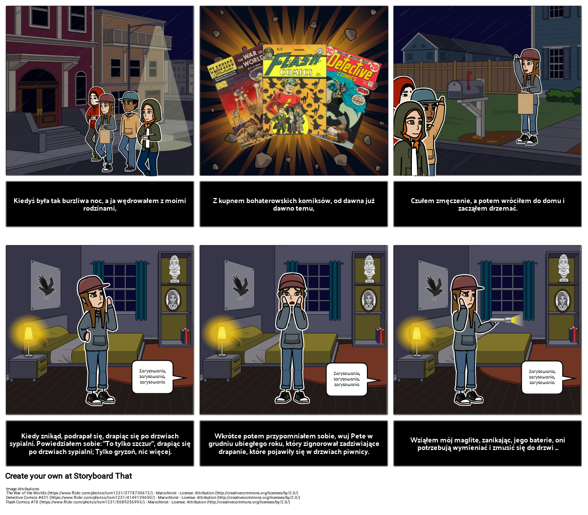 Raven - A Modern Adaptation (Początek) Storyboard