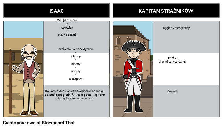 Skarb - Mapa Znaków Storyboard por pl-examples