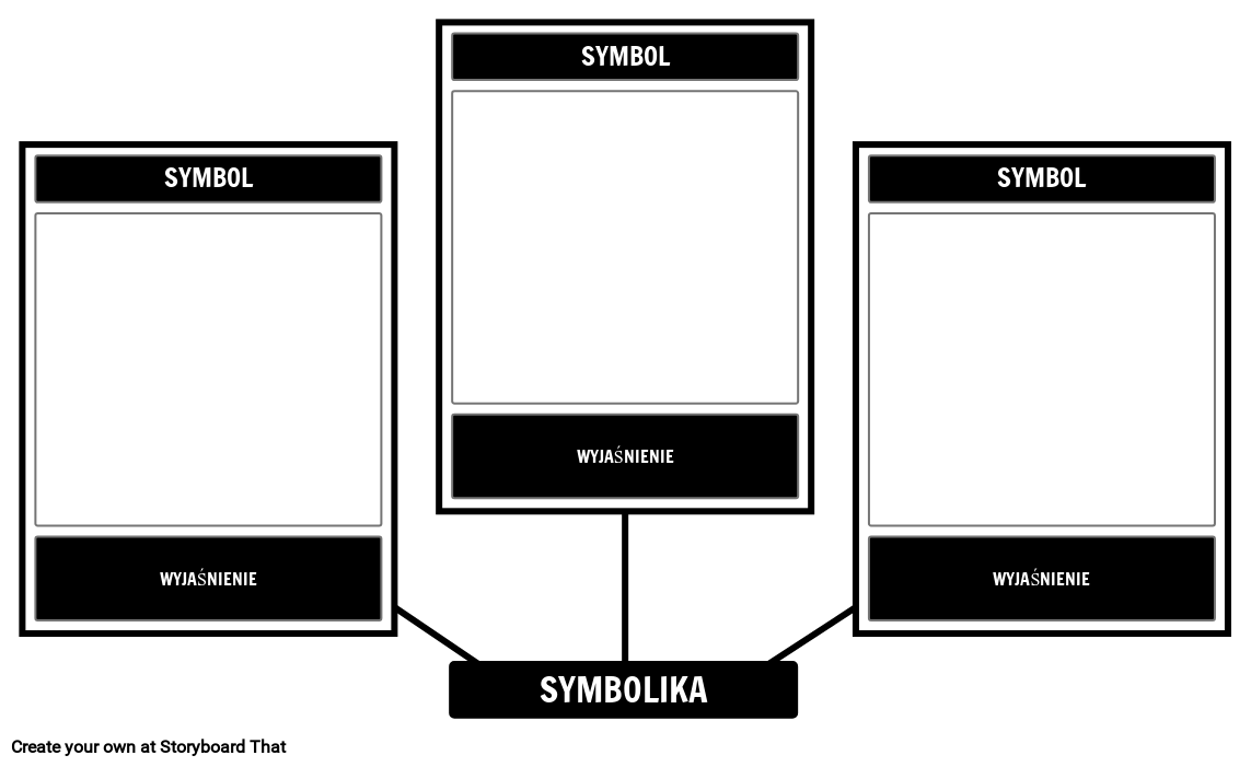 Szablon Symboliki Storyboard por pl-examples