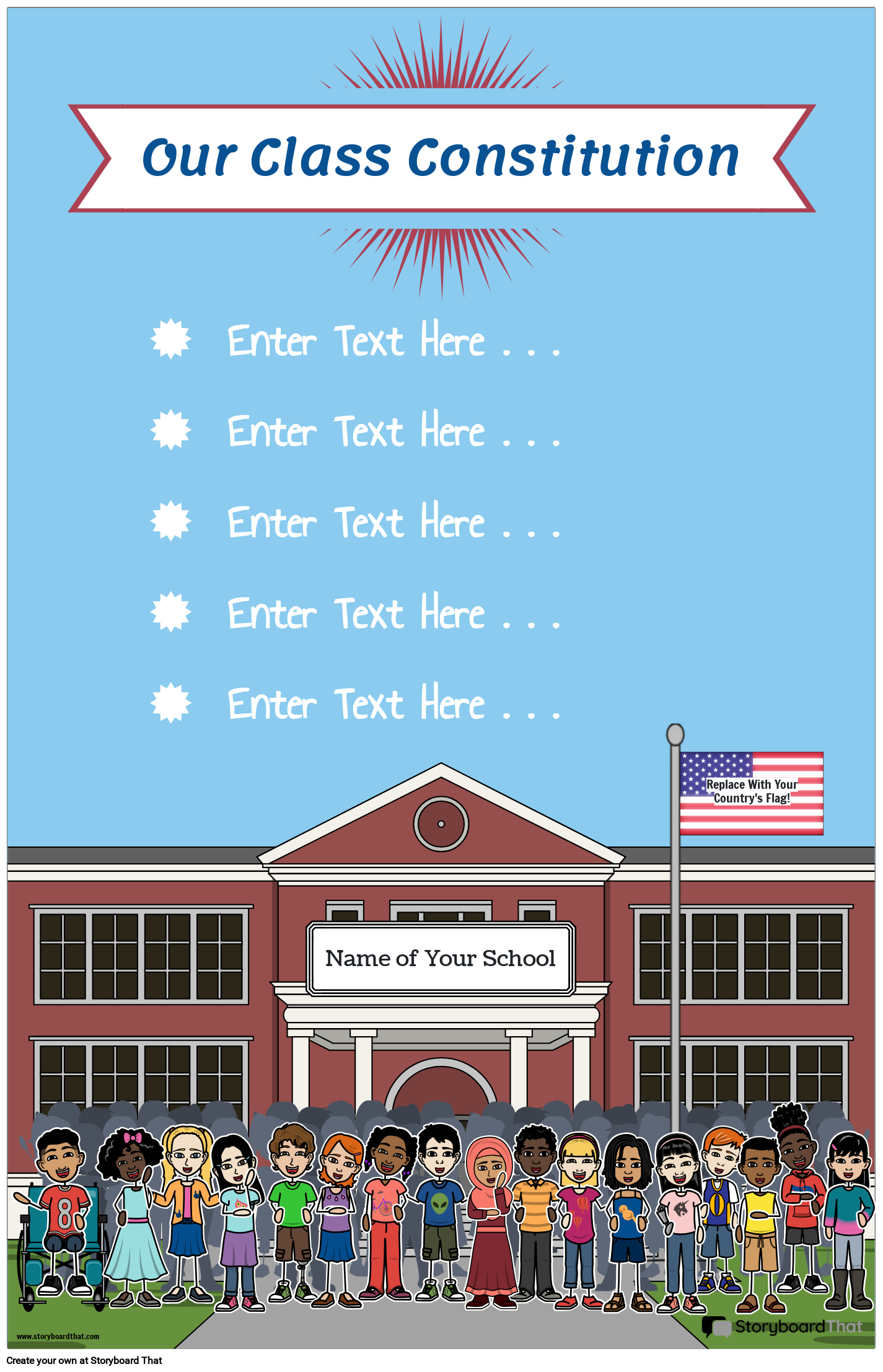 Class Constitution Posters | Classroom Community