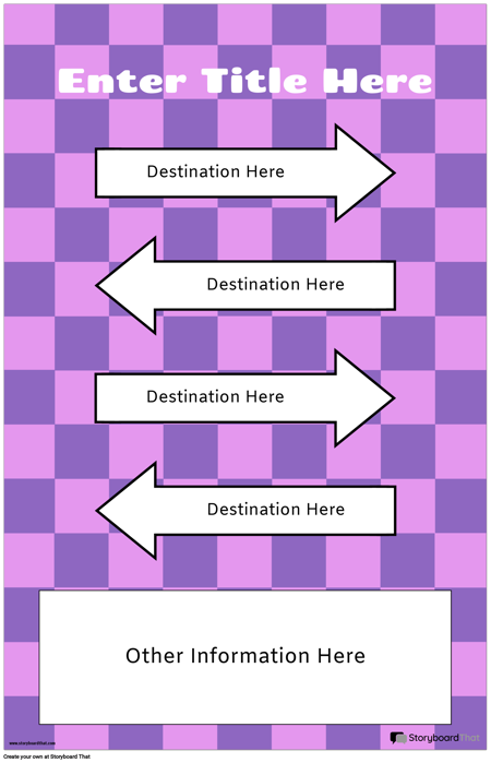 Conference Signage Templates | Directional Poster Templates