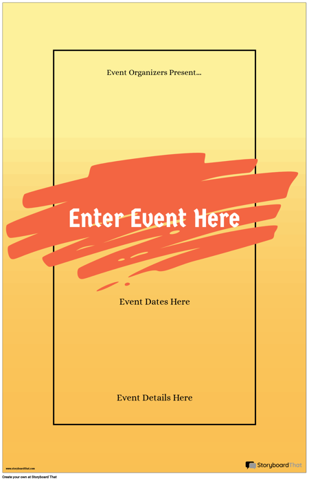 Make An Event Poster Event Poster Template Make An Event Poster Event Poster Template