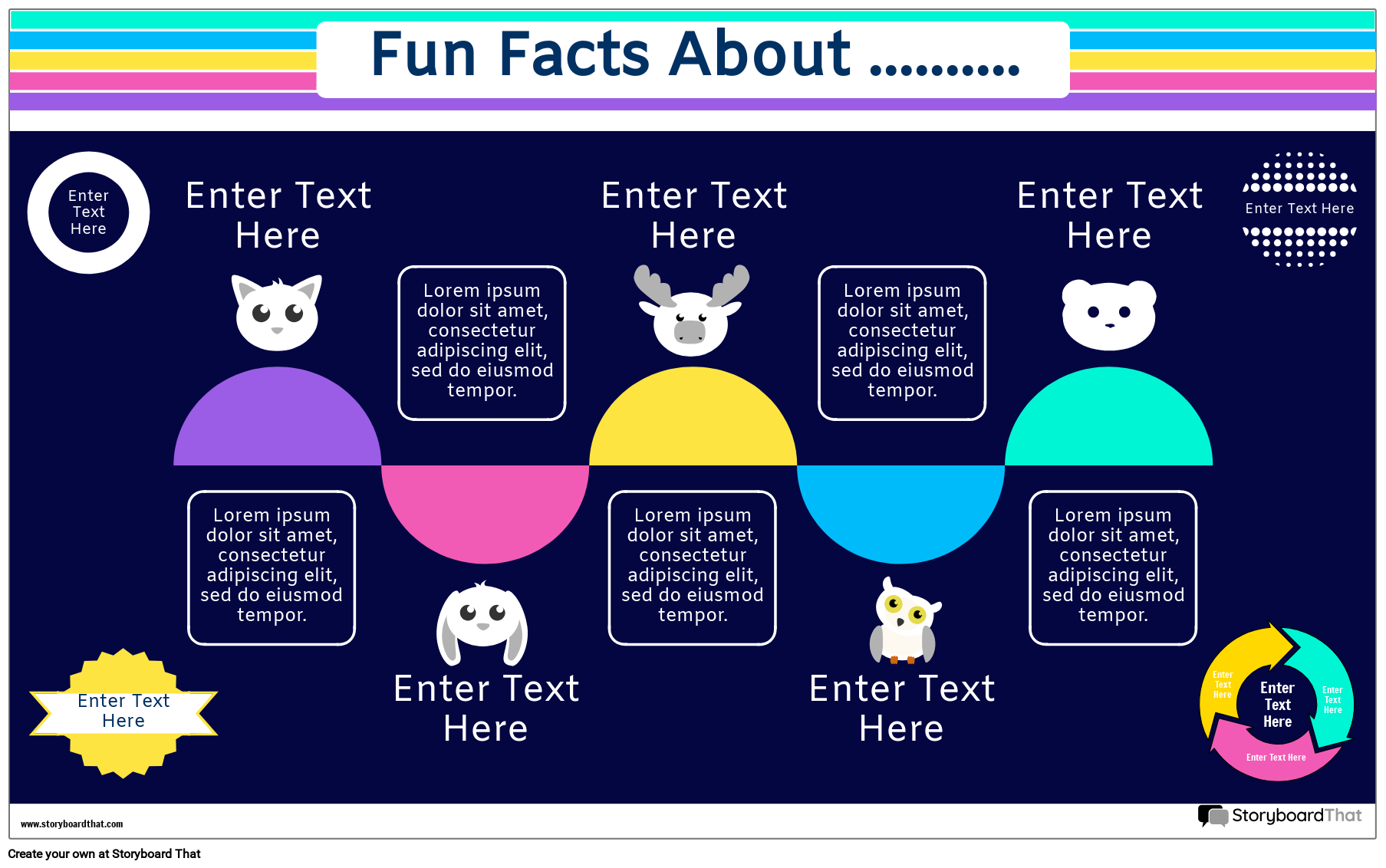 Fun Facts Infographic Template Custom Infographics fun-facts-infographic-template-custom-infographics