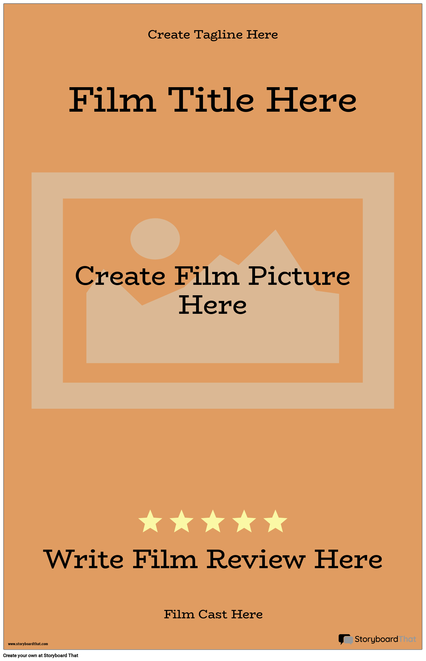 Movie Poster Outline