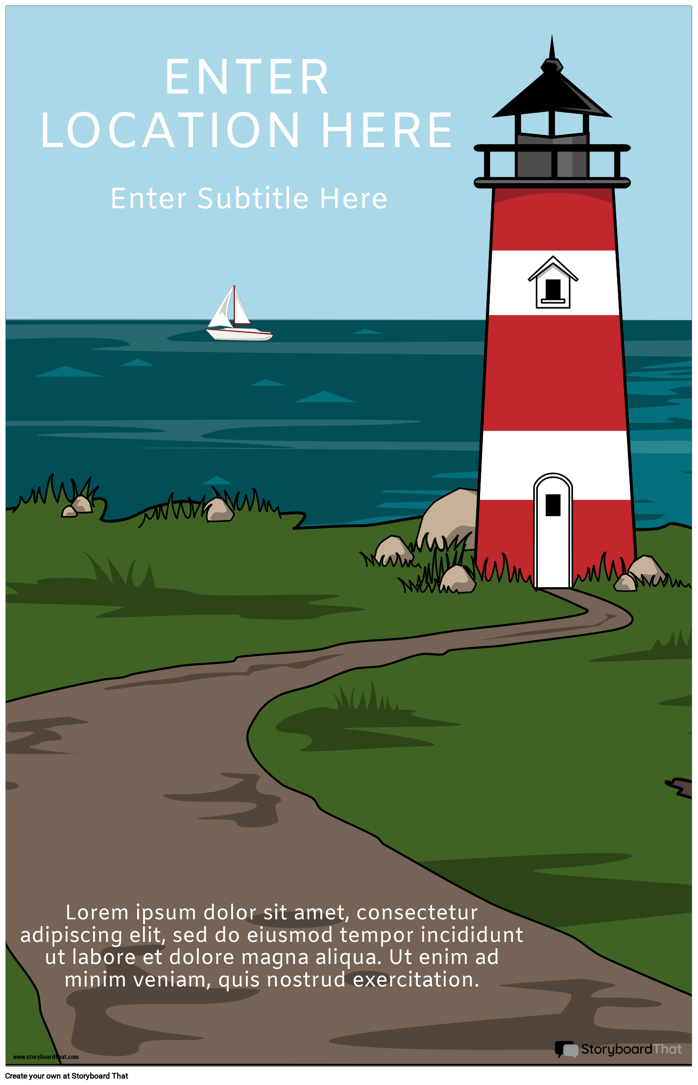 Travel Poster Template — Travel Poster Maker | StoryboardThat