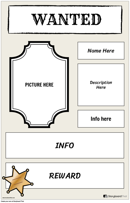 Create Wanted Posters Wanted Poster Template Create Wanted Posters Wanted Poster Template