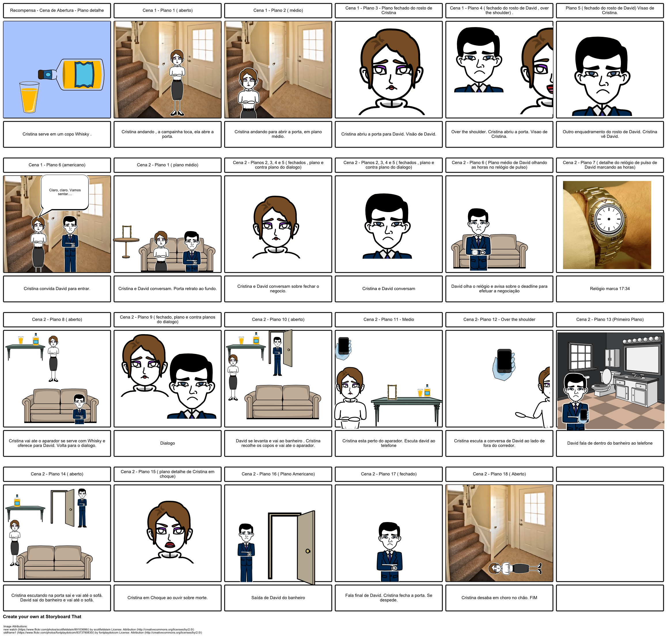 RECOMPENSA Storyboard by prifraguas