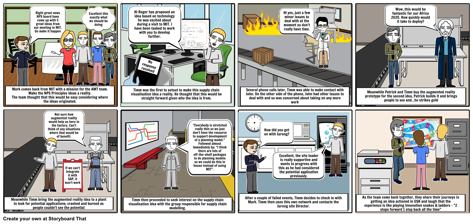 Innovation adventure. Storyboard por prseagull