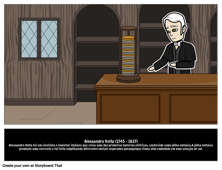 Alessandro Volta - Cientista e Inventor Storyboard