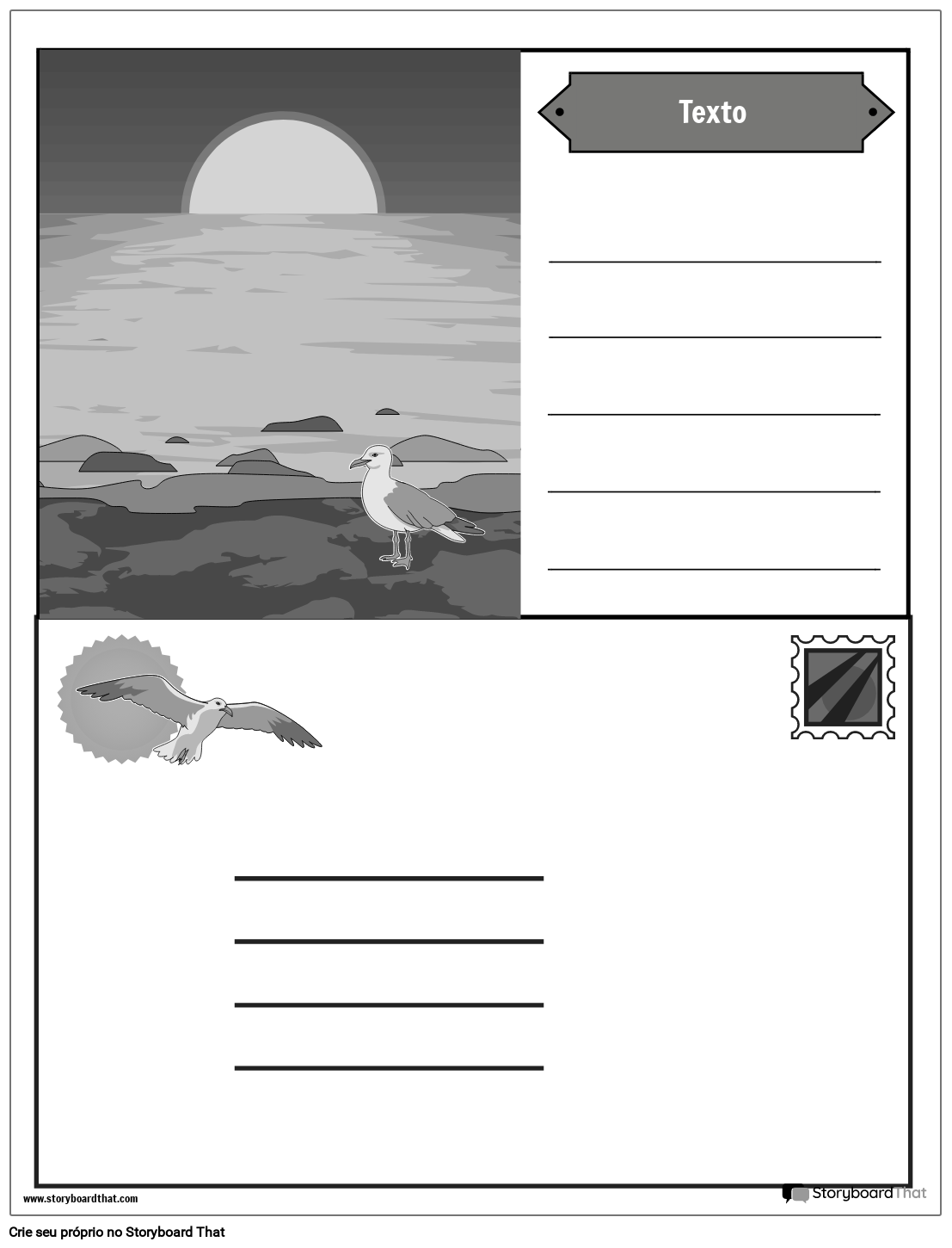 Carta Postal 5 Storyboard por pt-examples