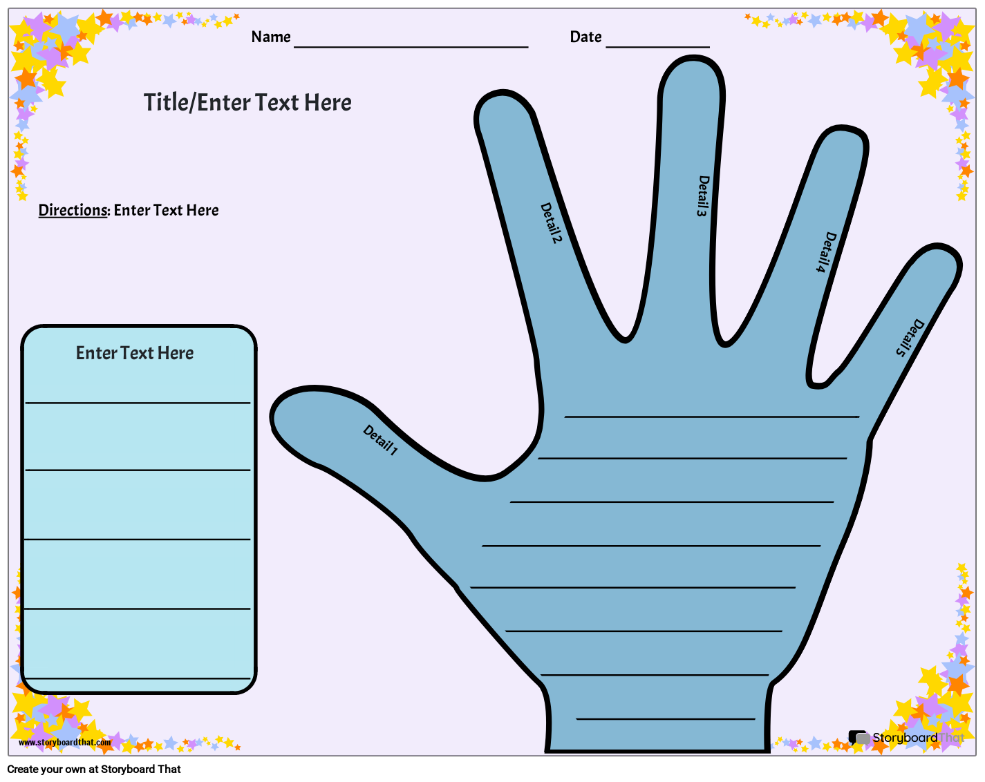 Creative Writing Landscape Color 4 Storyboard por pt-examples