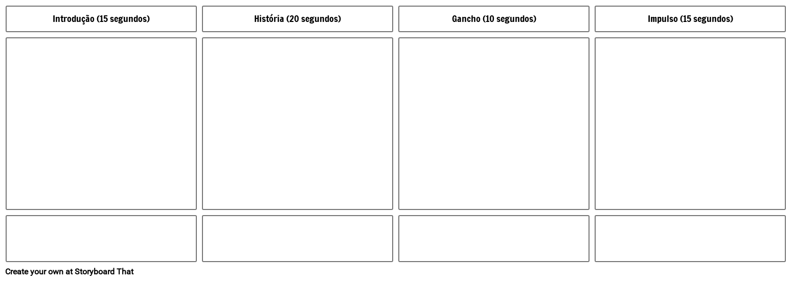 Elevator Pitch Template Storyboard por pt-examples