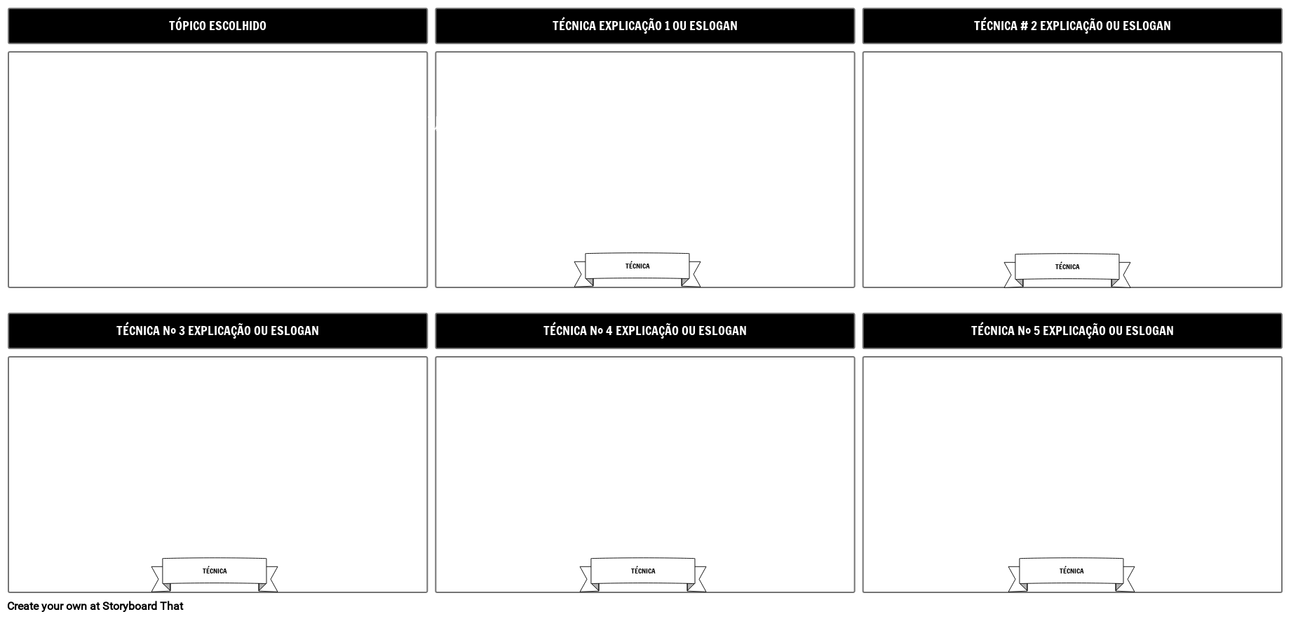 Modelo de Atribuição de Propaganda Storyboard por pt-examples