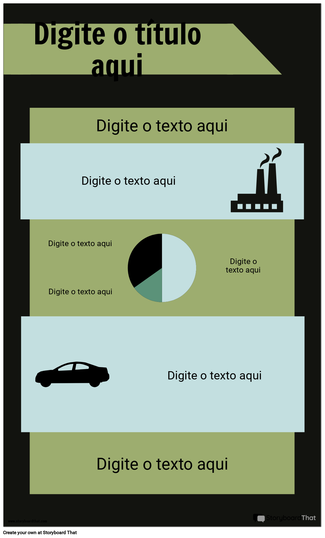 Modelo de Infográfico PSA Storyboard por pt-examples Modelo de Infográfico PSA Storyboard por pt-examples