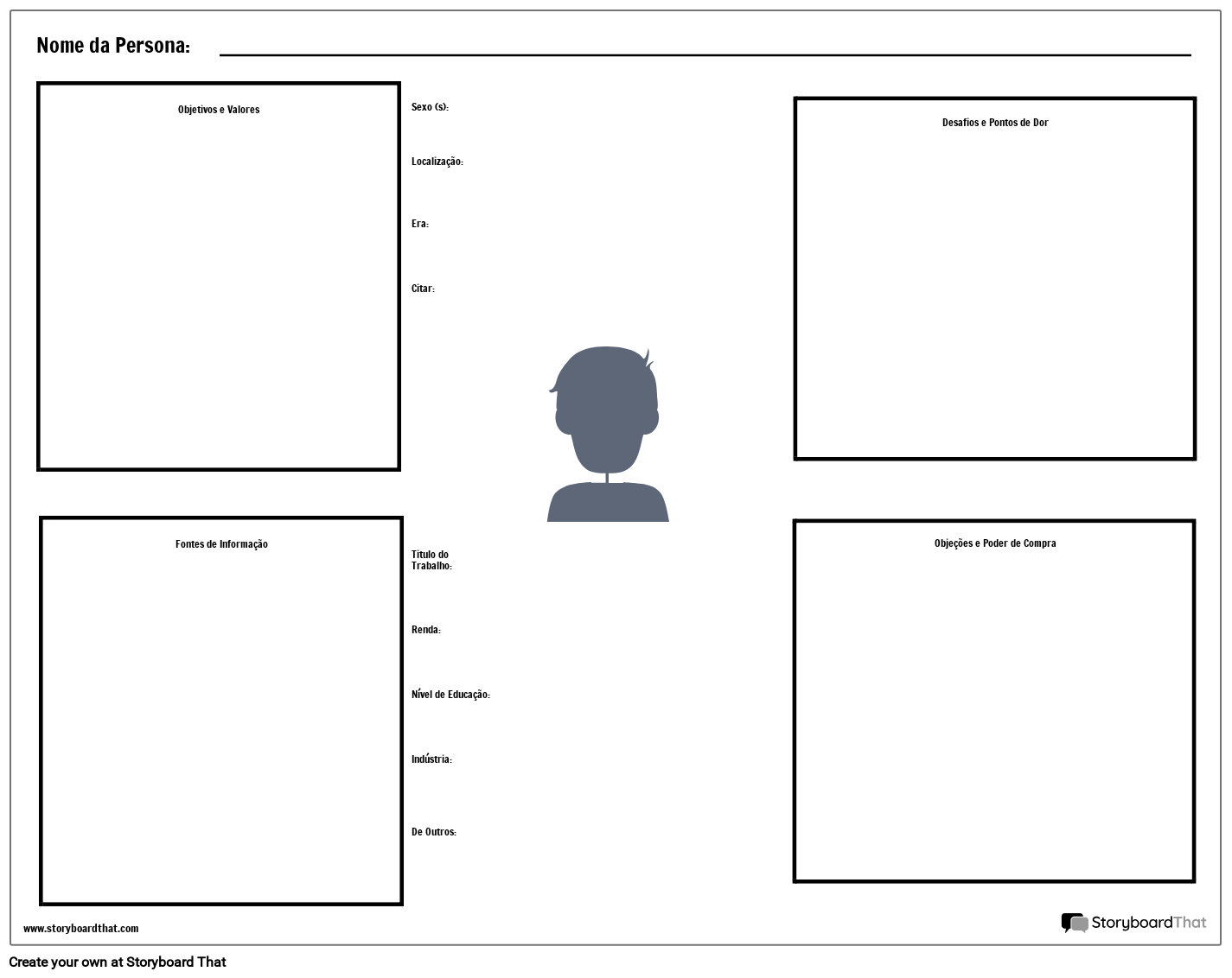 Modelo De Planilha De Persona Storyboard Por Pt Examples
