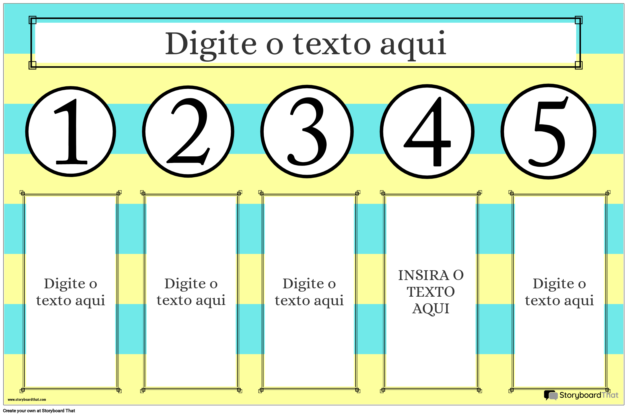Modelo de Pôster de Colunas Storyboard por pt-examples