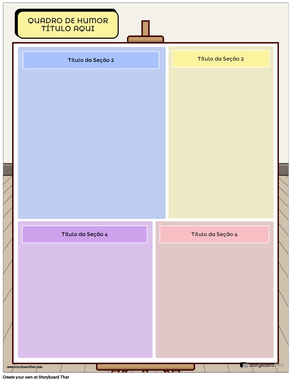 Modelo De Quadro De Humor Corporativo 1 Storyboard