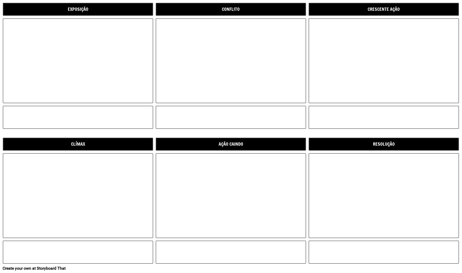 Modelo De Storyboard De Planejador De Diagrama De Plotagem