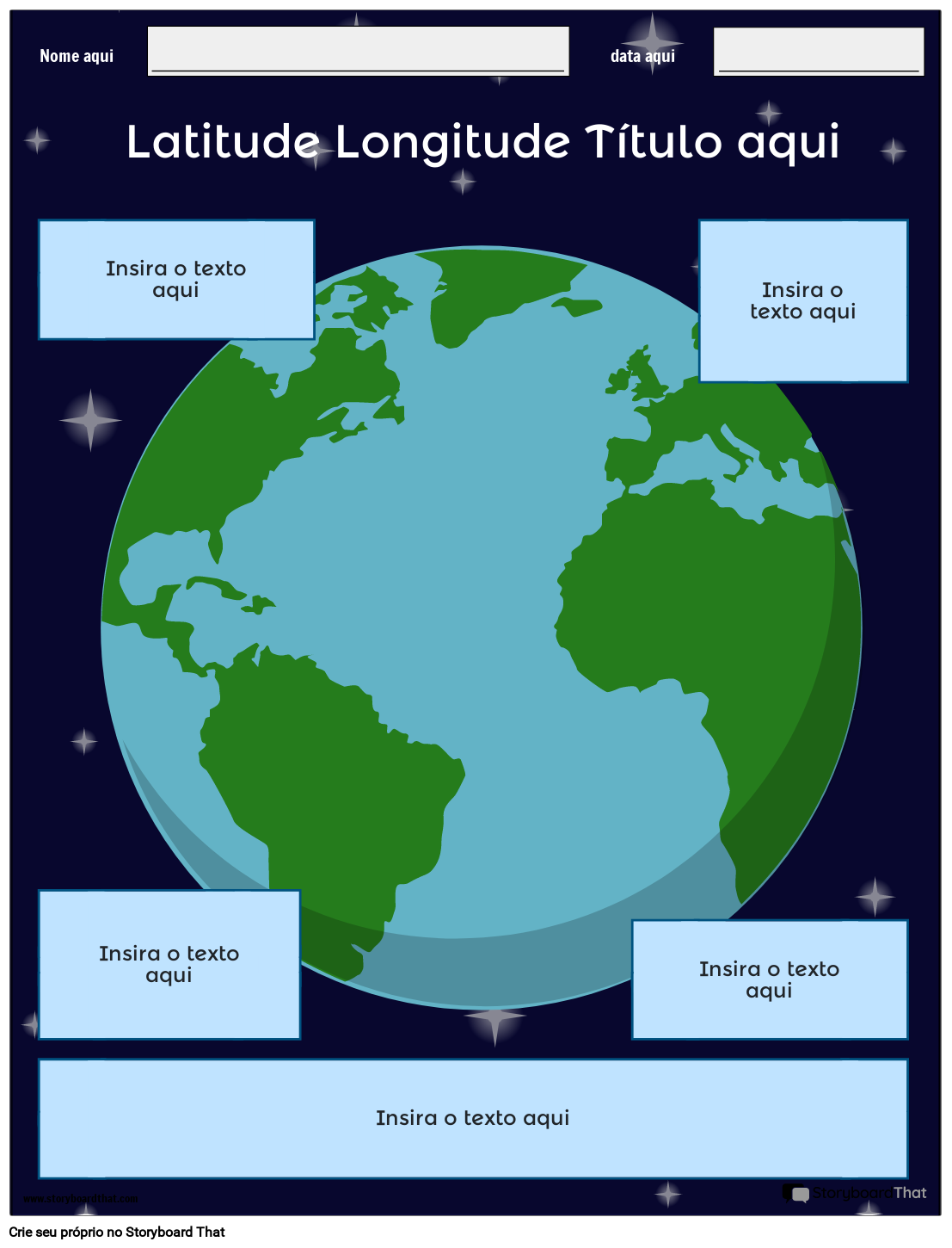 Novo Modelo De Latitude E Longitude De Página De Criação 3 