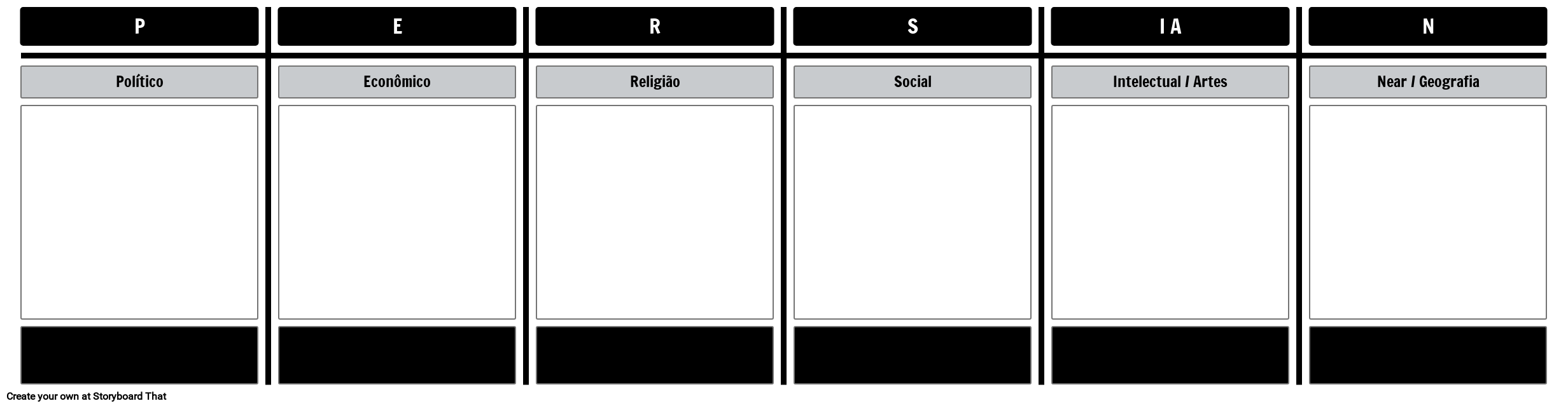 PERSIAN Graphic Organizer Storyboard por pt-examples