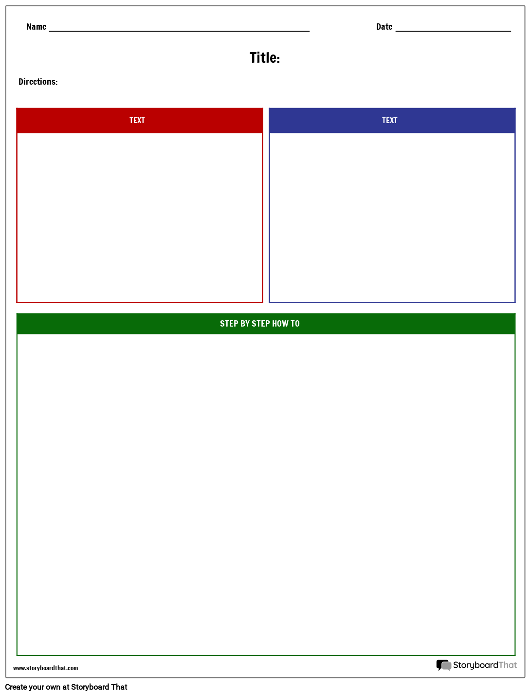 Planilha De Planejamento Da Constru o Storyboard