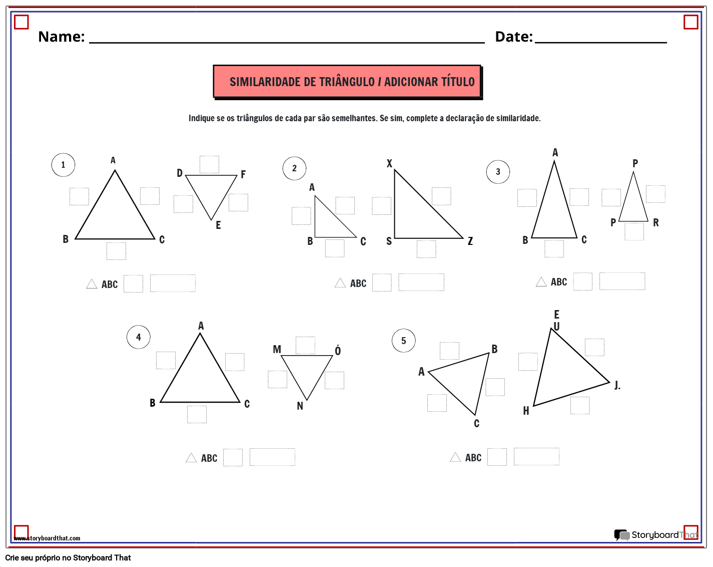 Semlhança De Triangulos - BAMEDU