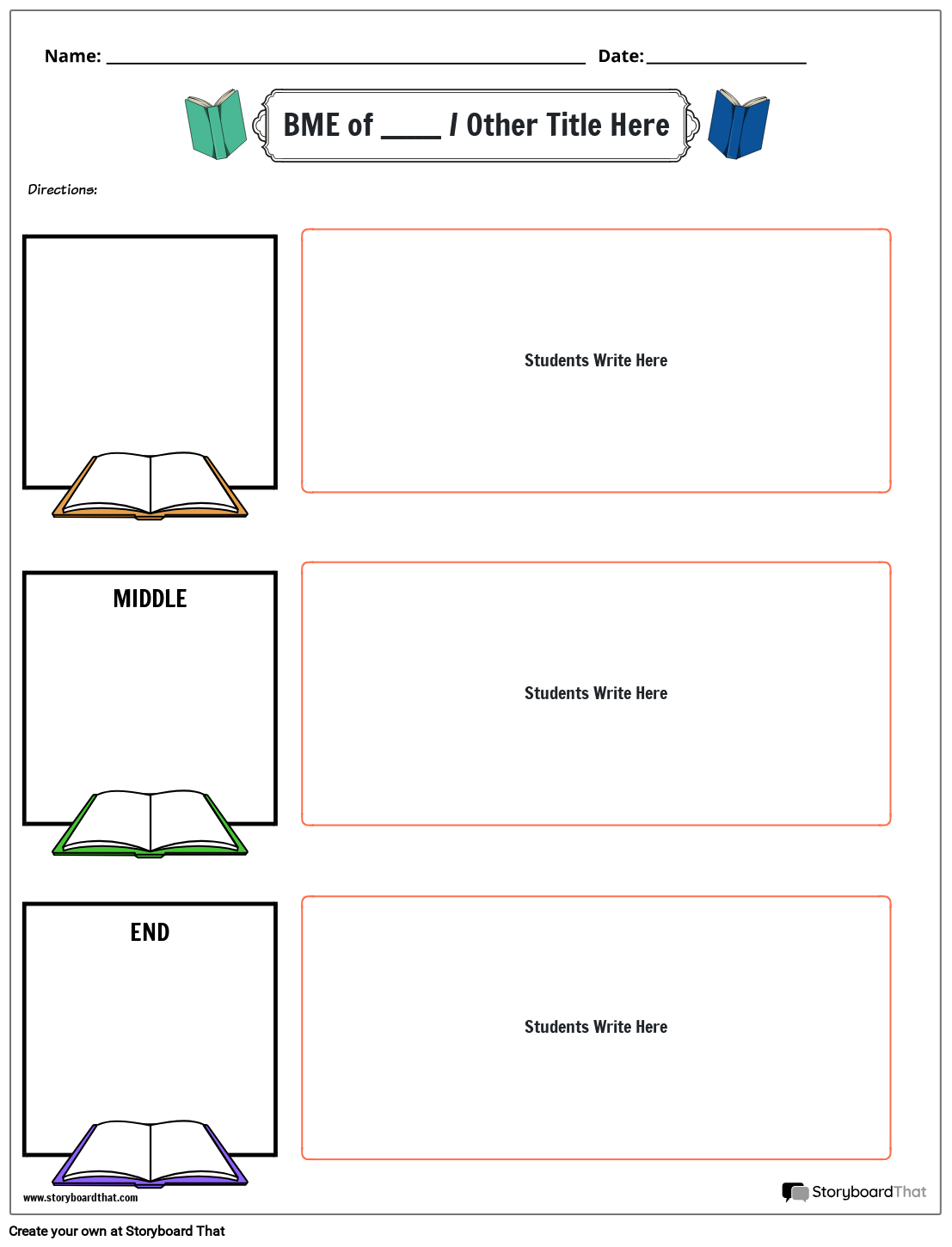 Planilha Digital Bme Storyboard Por Pt Examples
