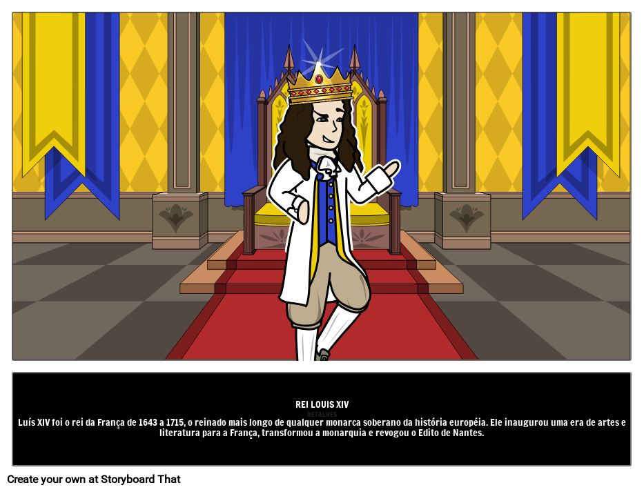 Rei Louis Xiv Storyboard Par Pt Examples