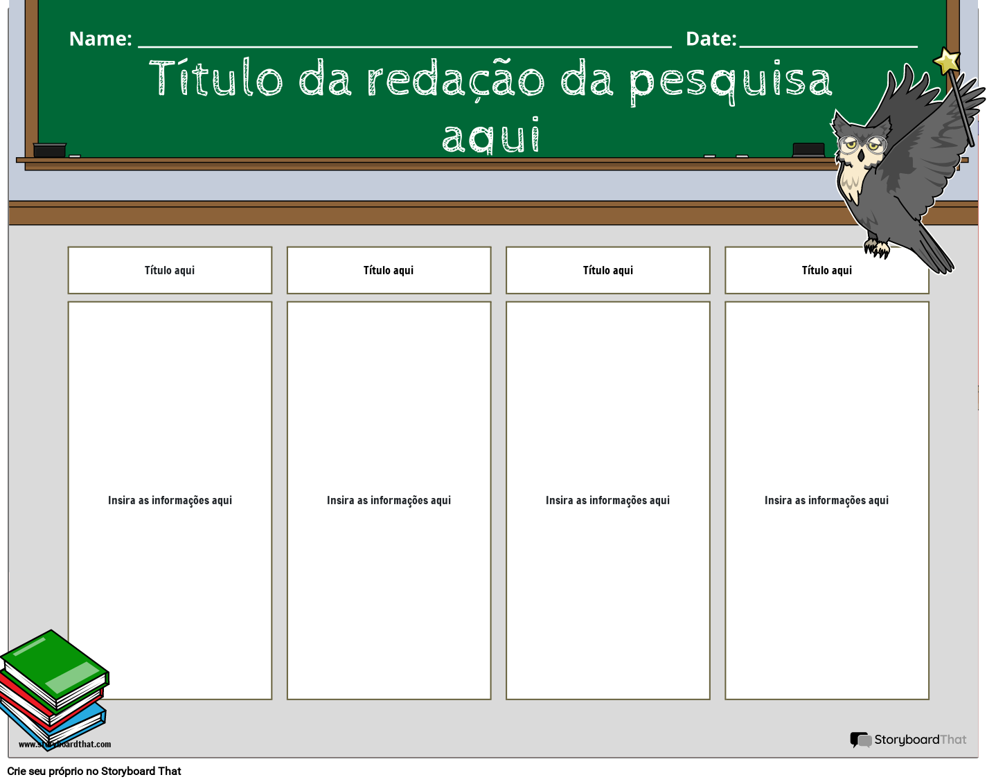 Res Escrito Cor 4 Storyboard por pt-examples