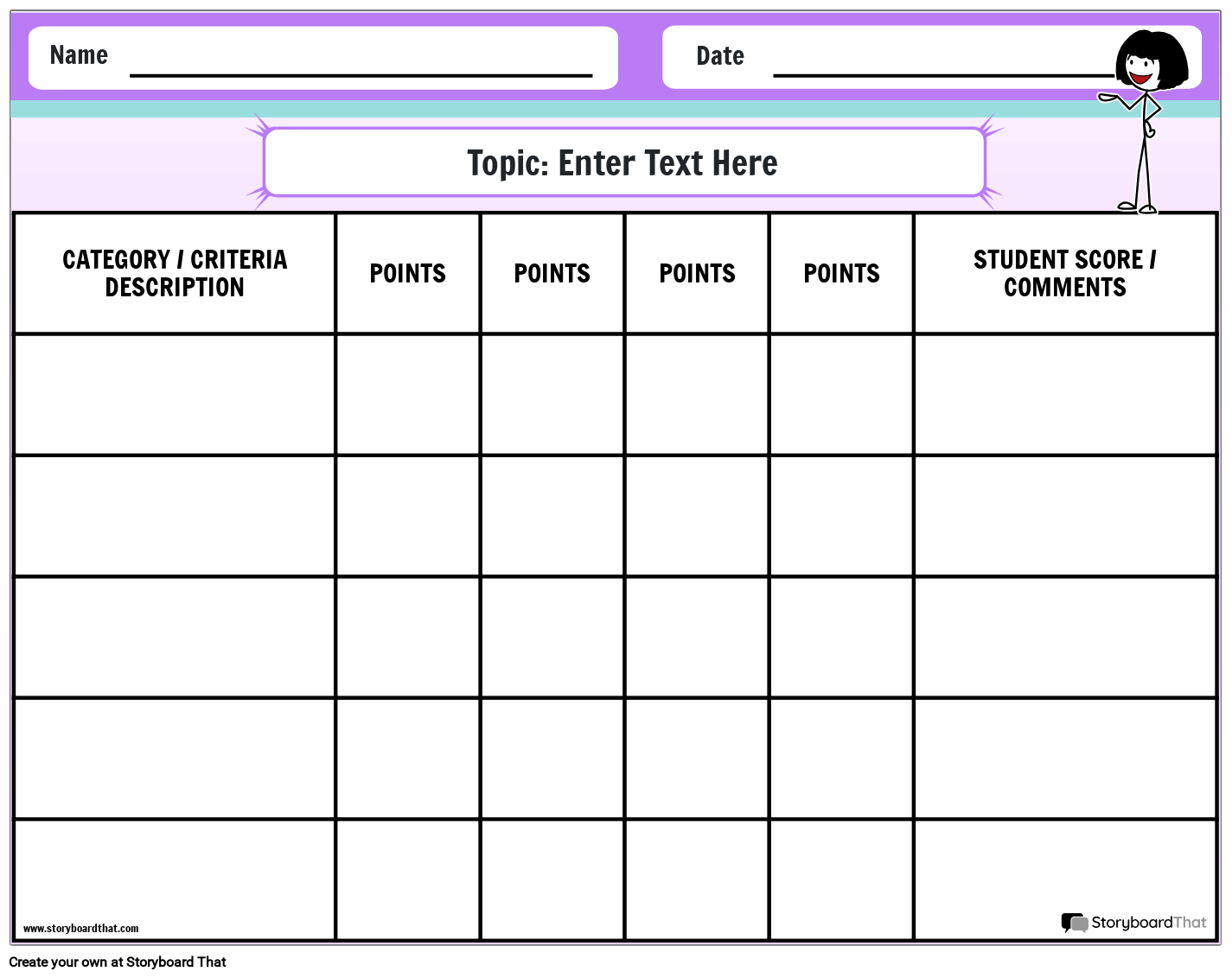 Rubrica Cor Da Paisagem 3 Storyboard By Pt Examples 