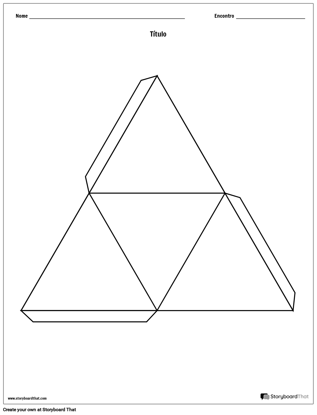 Triangle Story Cube Storyboard por pt-examples