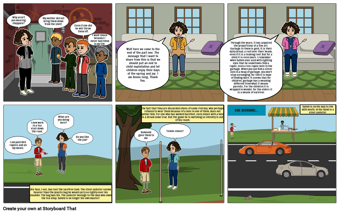 chapter : the lost spring Storyboard por puja