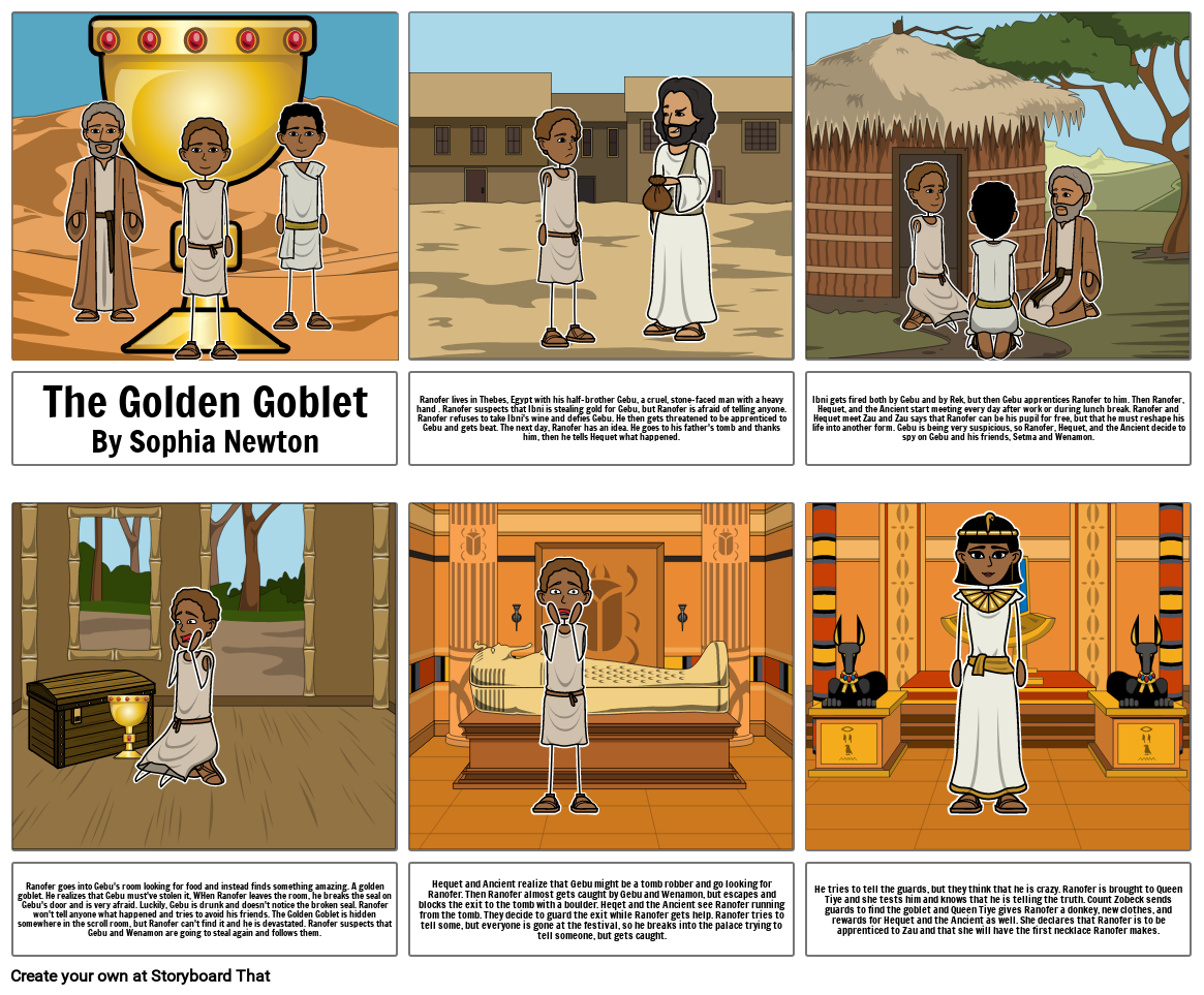 The Golden Goblet Storyboard by rac345