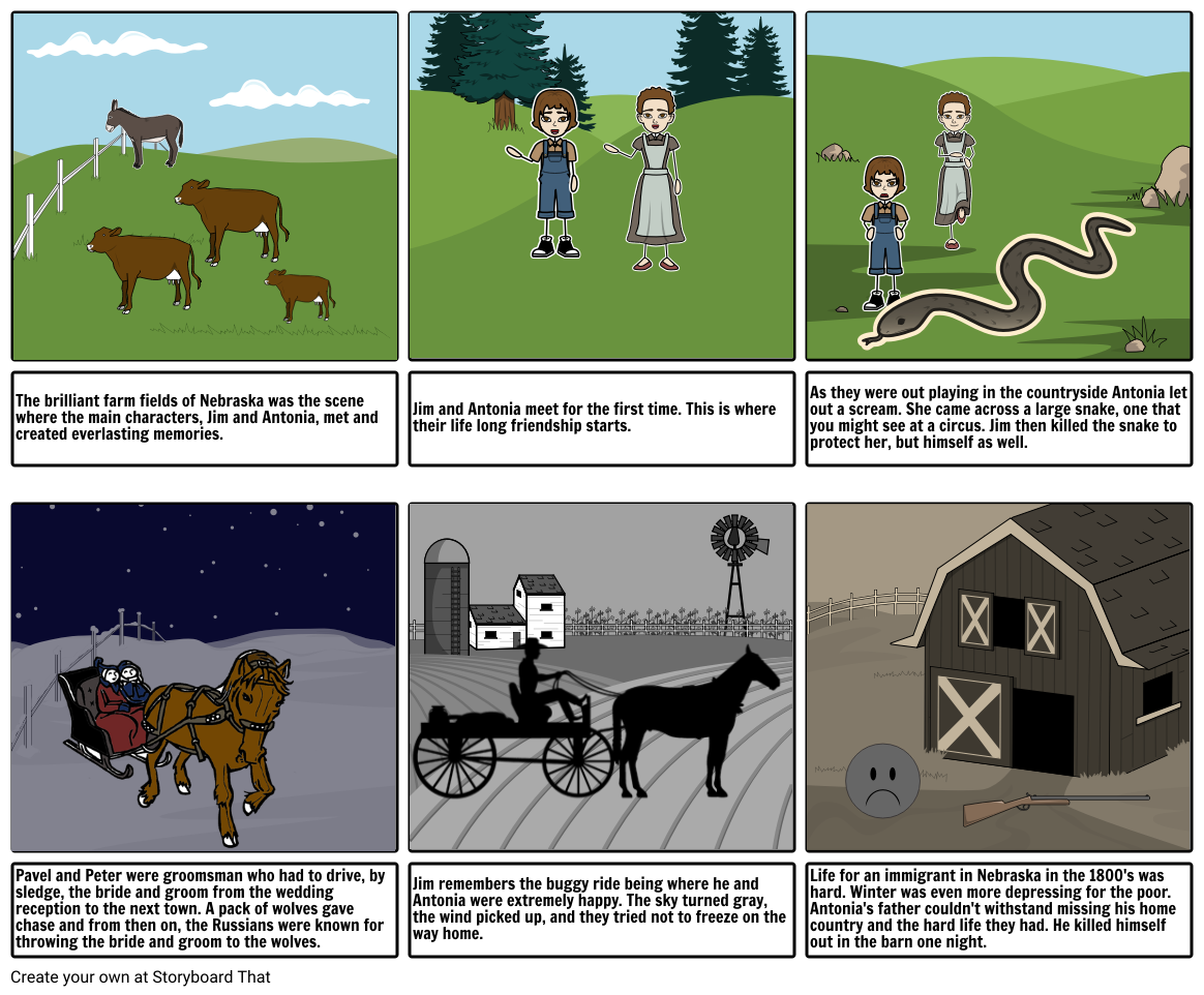 My Antonia Storyboard By Rachelcarver