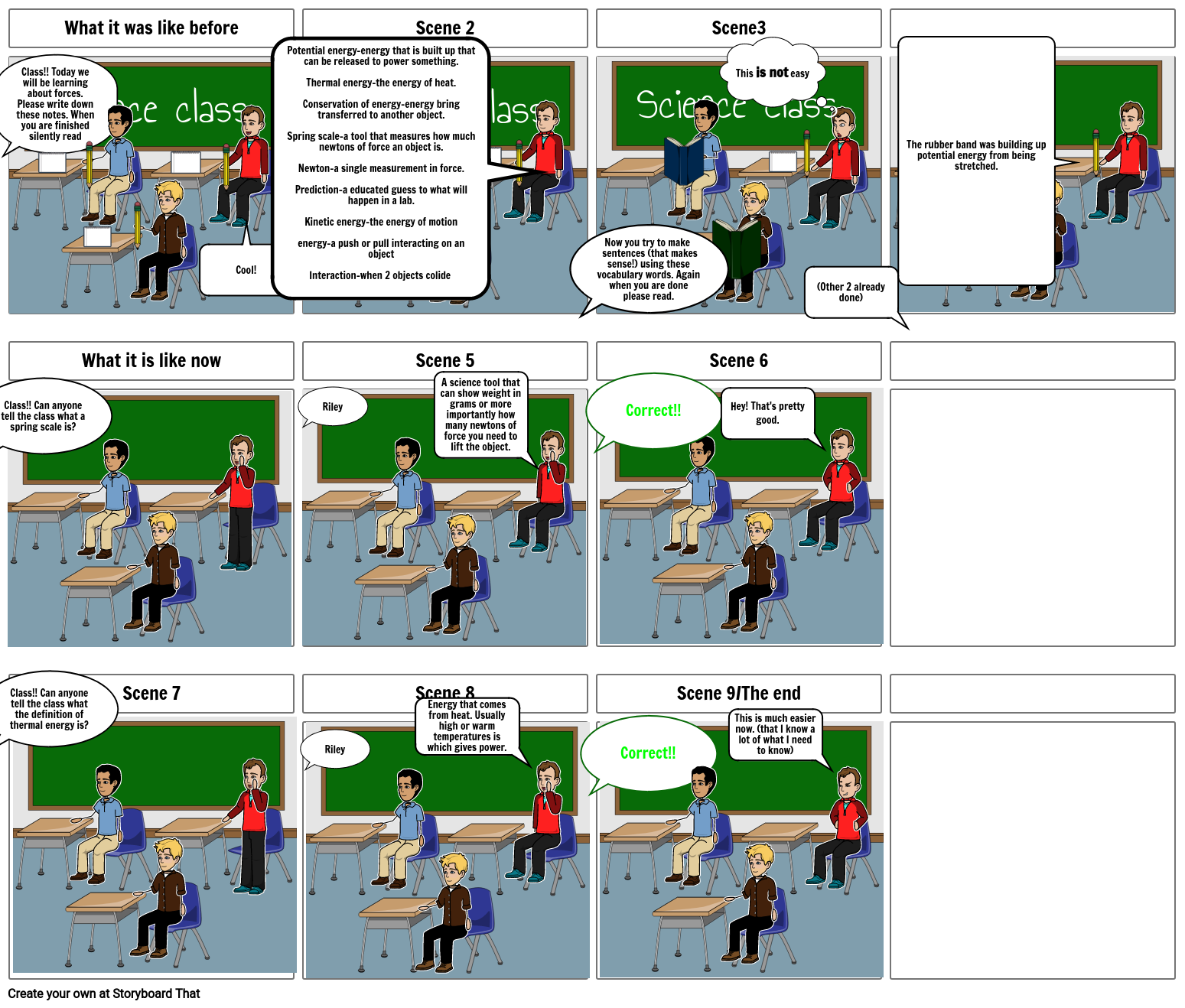 Science Project Part 2 Storyboard Tarafından Randerson630