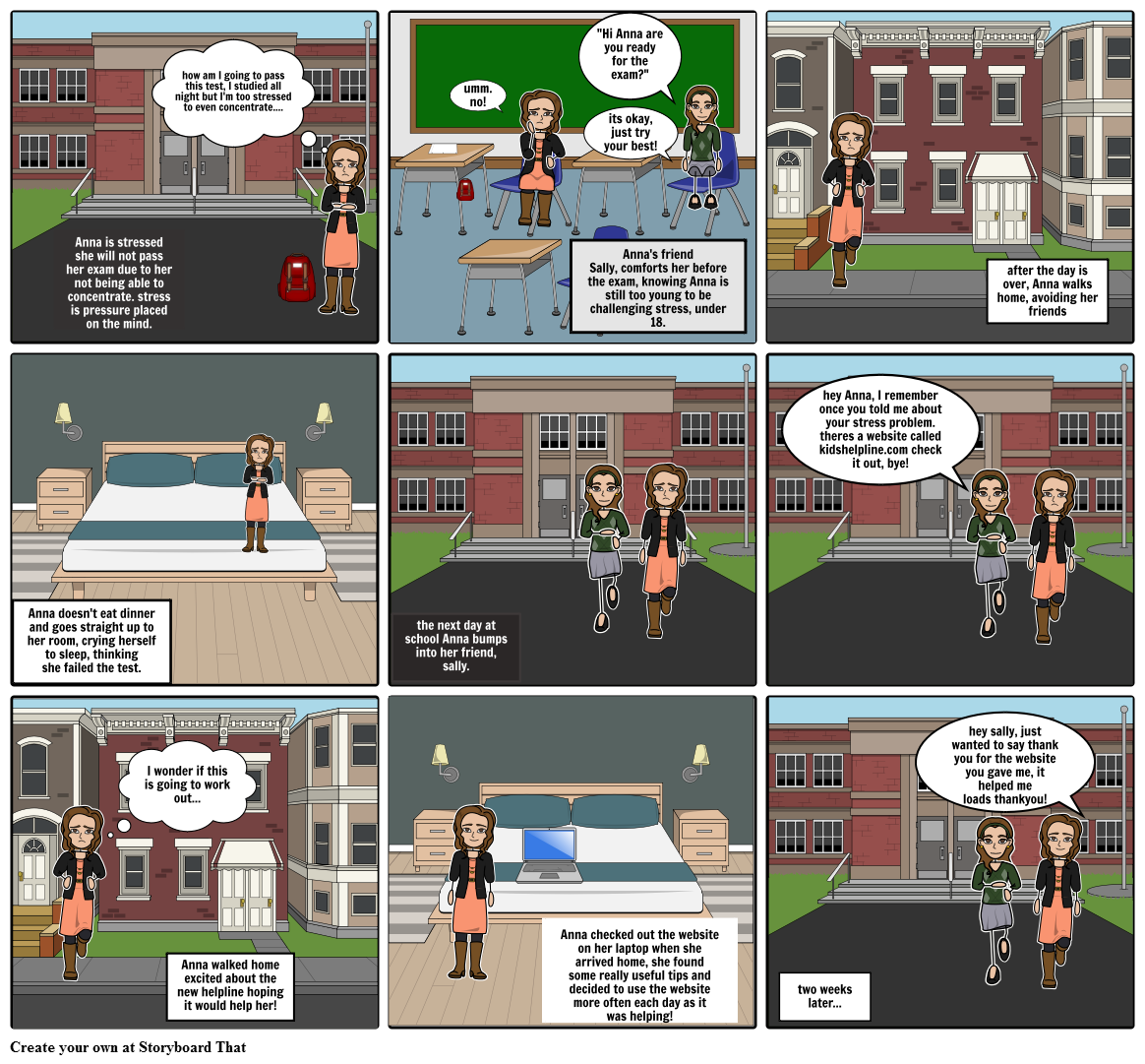 mental Heath - stress Storyboard by ranzi19786