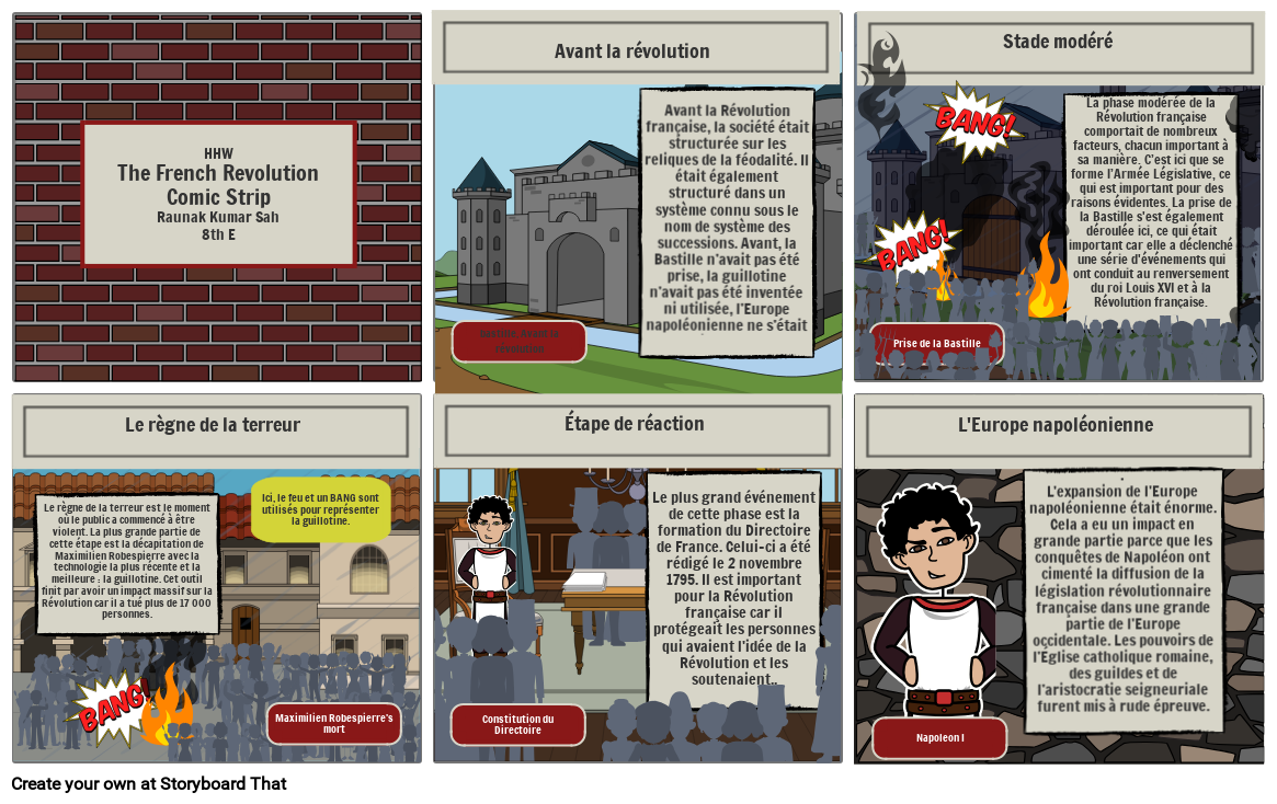 French Revolution holiday homework raunak kr sah 8th e