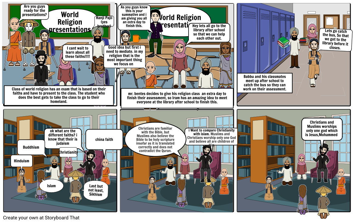 world religion2 Storyboard por ravdeepm