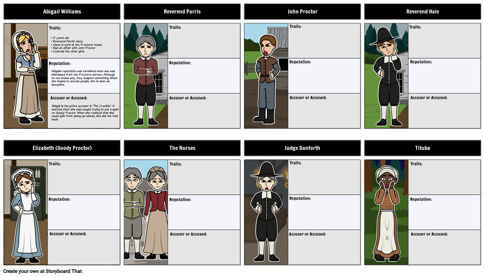  Literary Elements In The Crucible The Crucible Style Form And