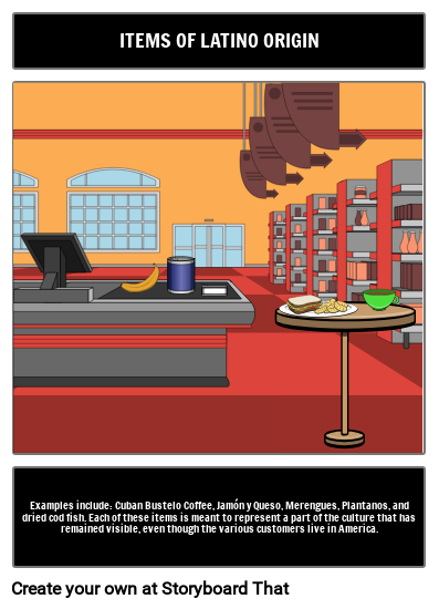 "The Latin Deli: An Ars Poetica" - Motifs Storyboard