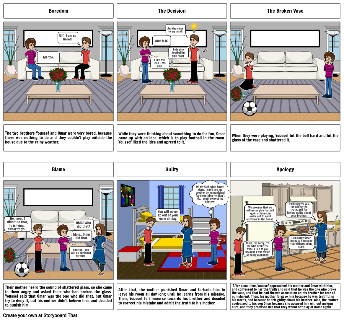 Honesty First! Storyboard por reeem