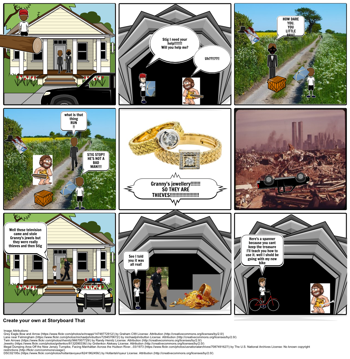 Stig of the Dump Chapter 6 Storyboard by reubenscomicfactory