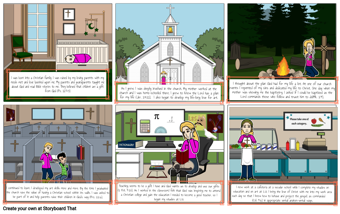 Rachael's Story Board Storyboard por rjones281