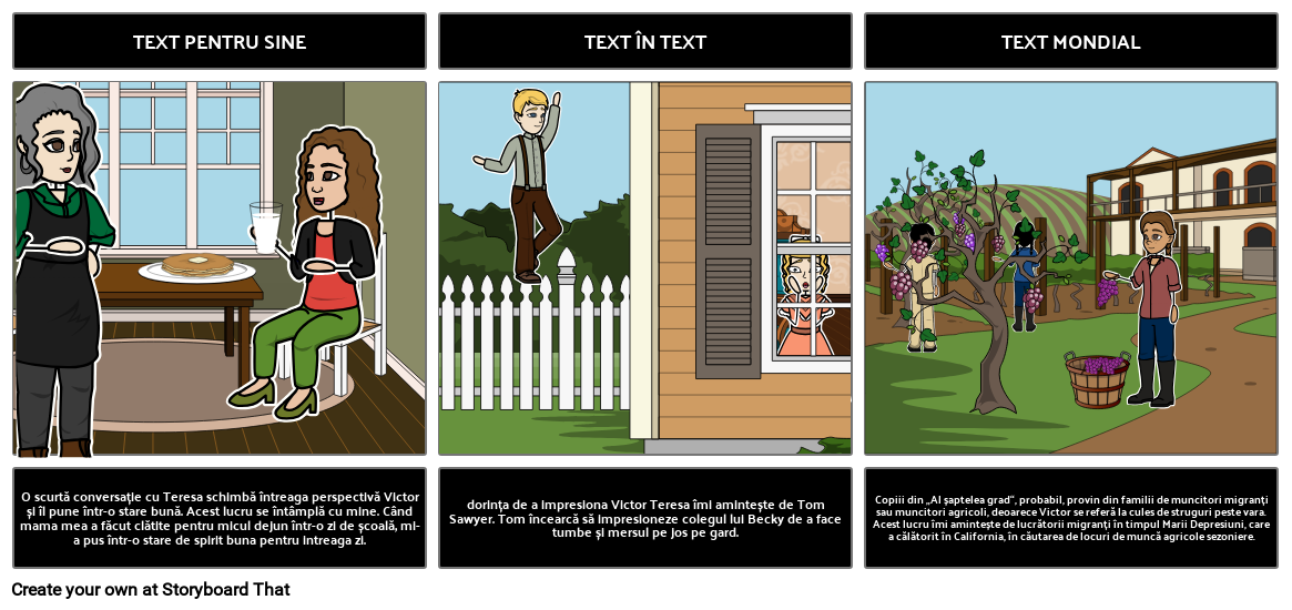 Al Șaptelea Grad Text Conexiuni Storyboard Par Ro Examples